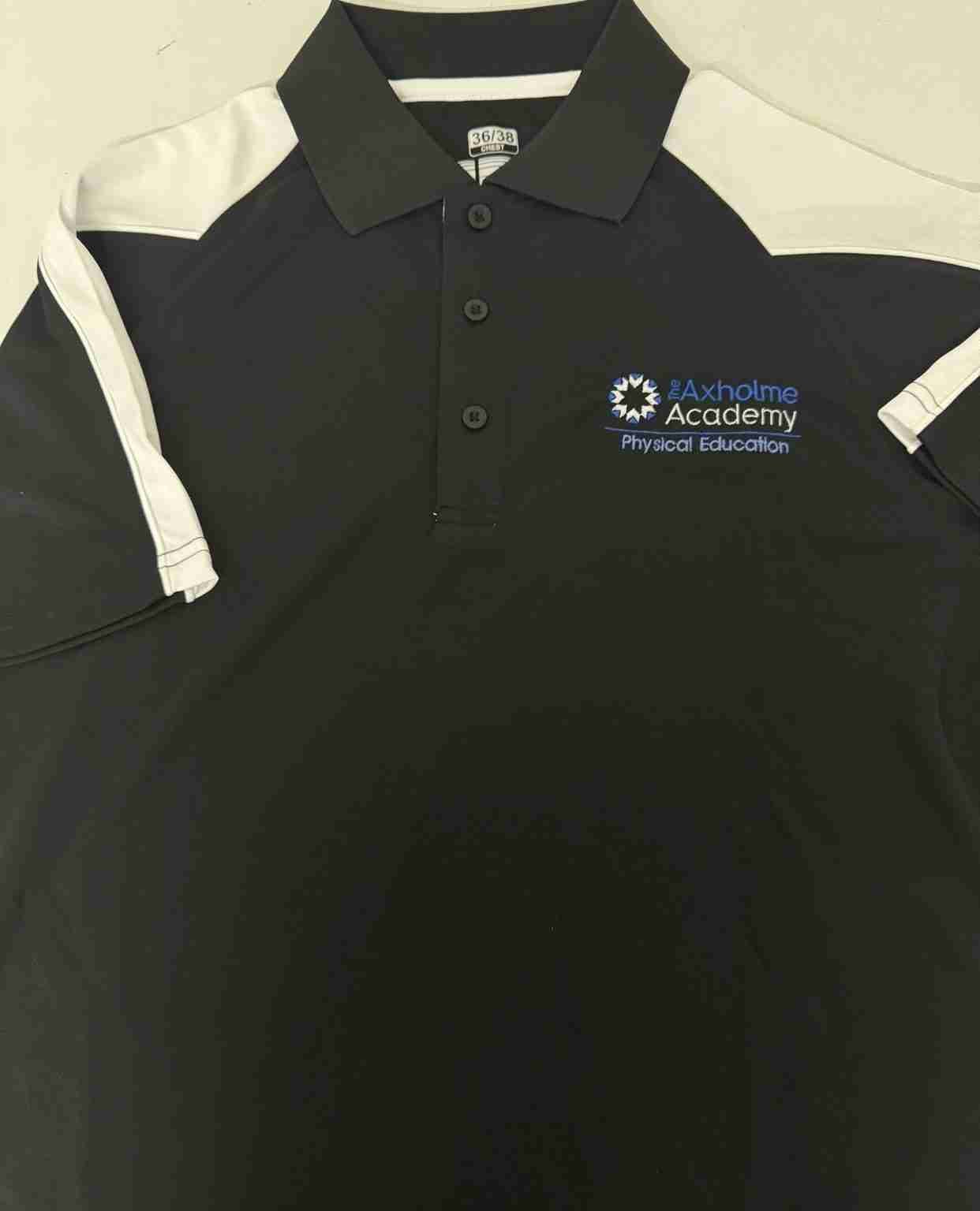 Axholme Academy – Adults Polo Shirt - Media & MGMT Print